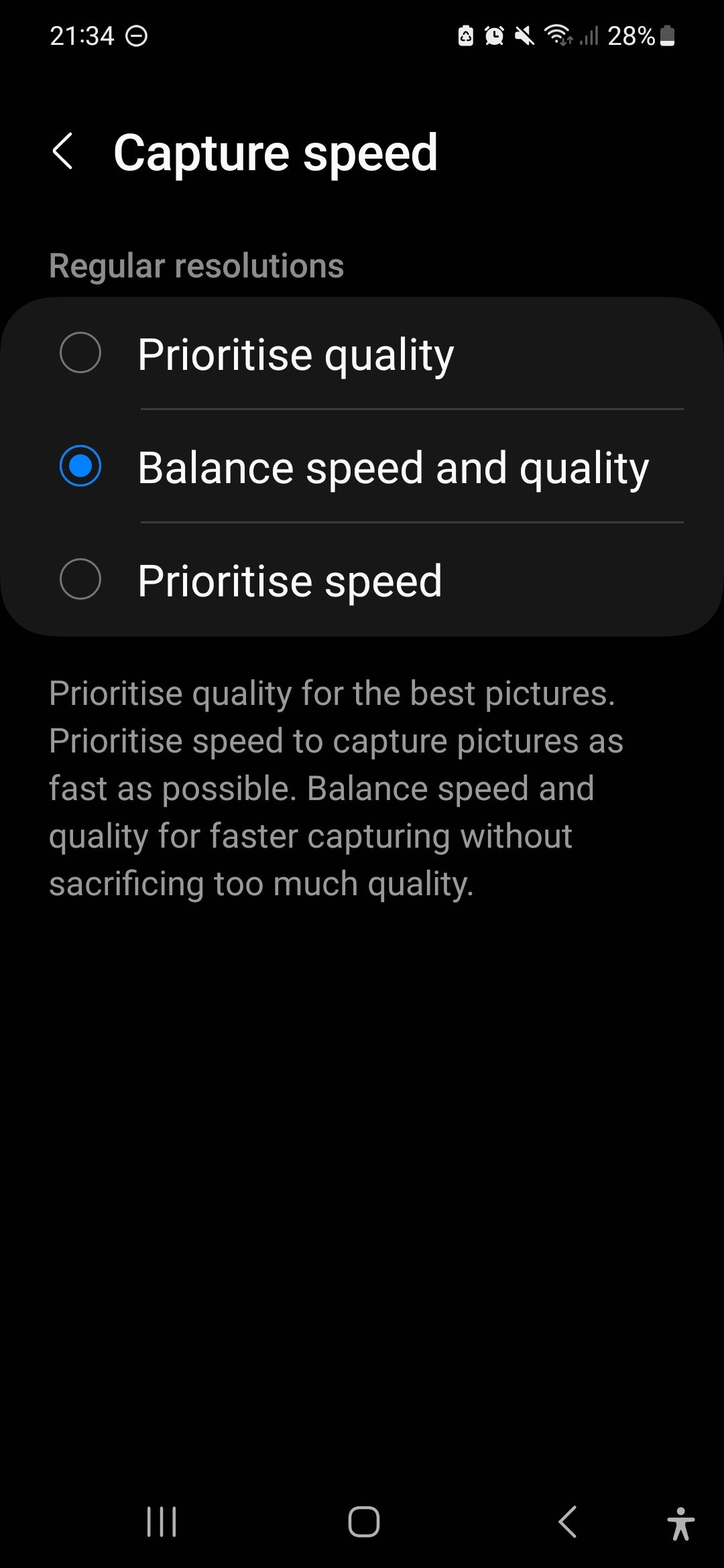 CAMERA SETTINGS - Samsung Community