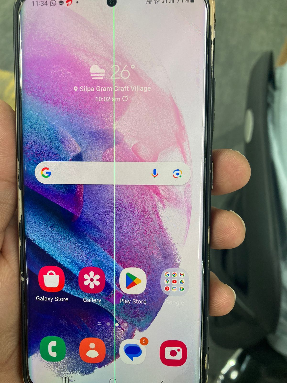 S21 Ultra green line issue please solve my issue - Samsung Community