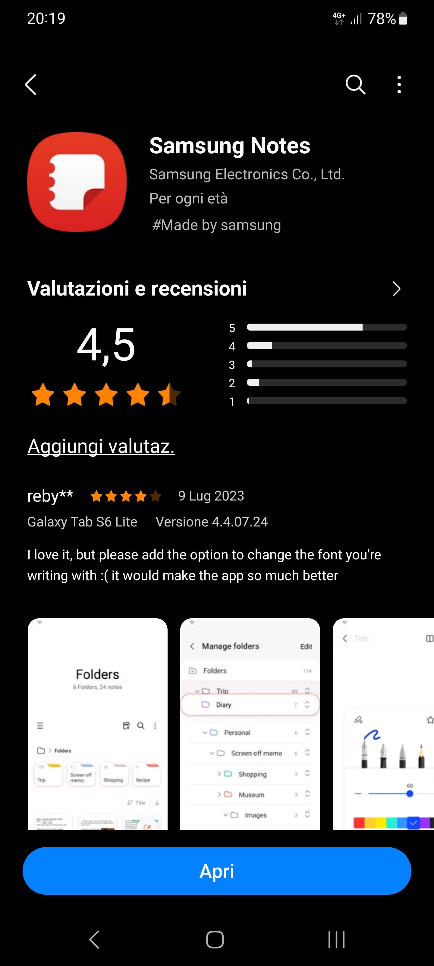 Sparita icona samsung notes - Samsung Community