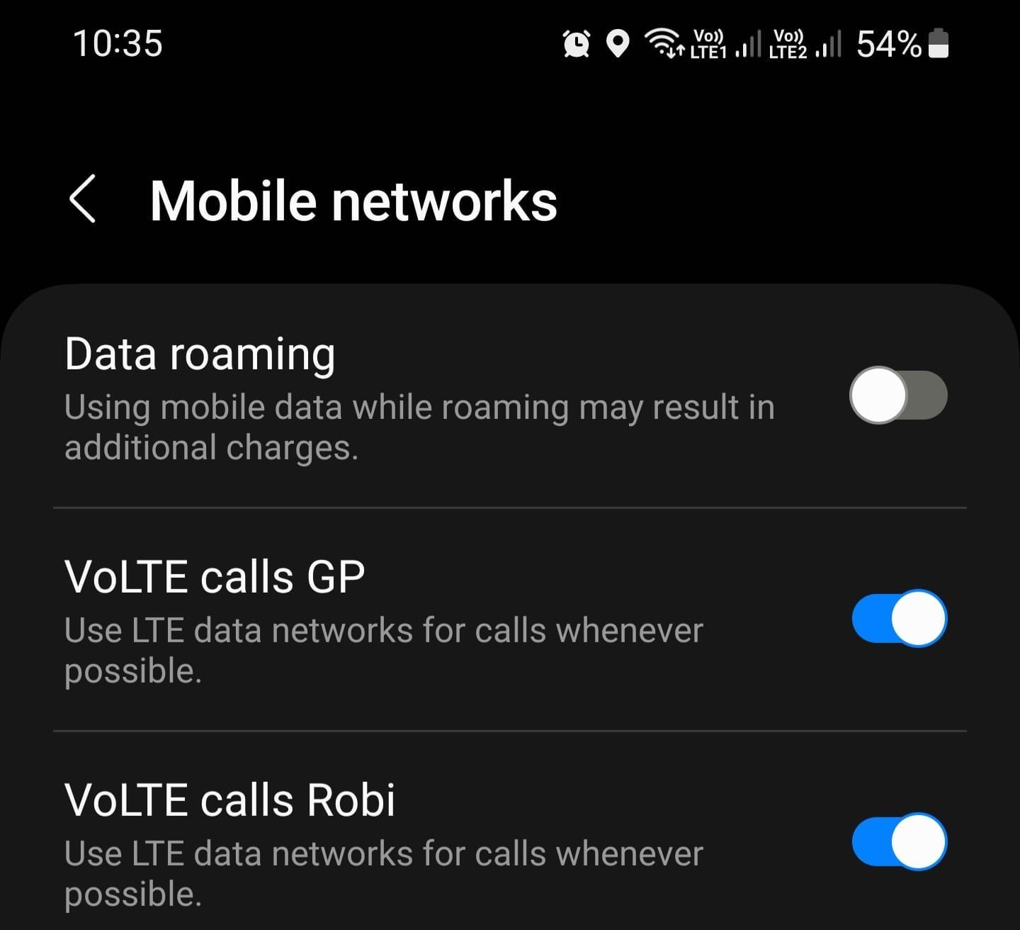VoLTE Option is missing on my SAMSUNG Galaxy S21 Ultra - Samsung Community