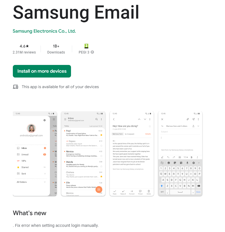 Solved: Samsung Email App Exchange Mail Issue - Samsung Community