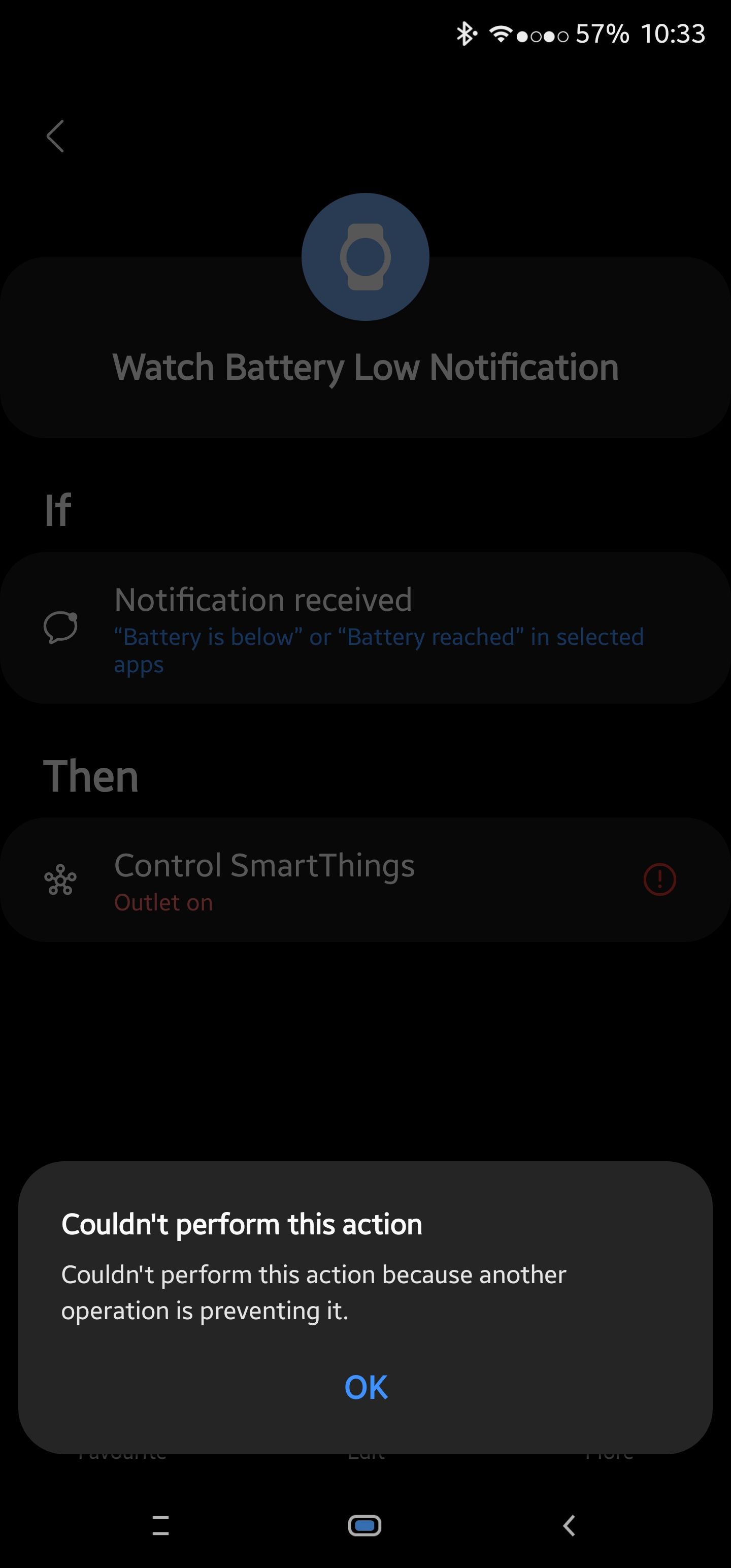 Modes and routines error - Samsung Community