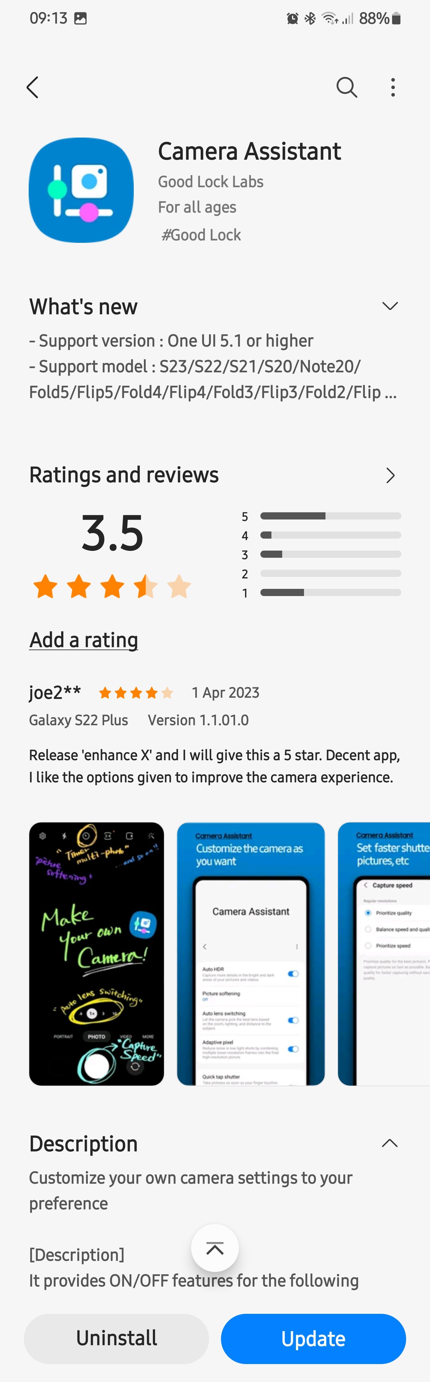 Camera Assistant update 2x Zoom Update - Samsung Community
