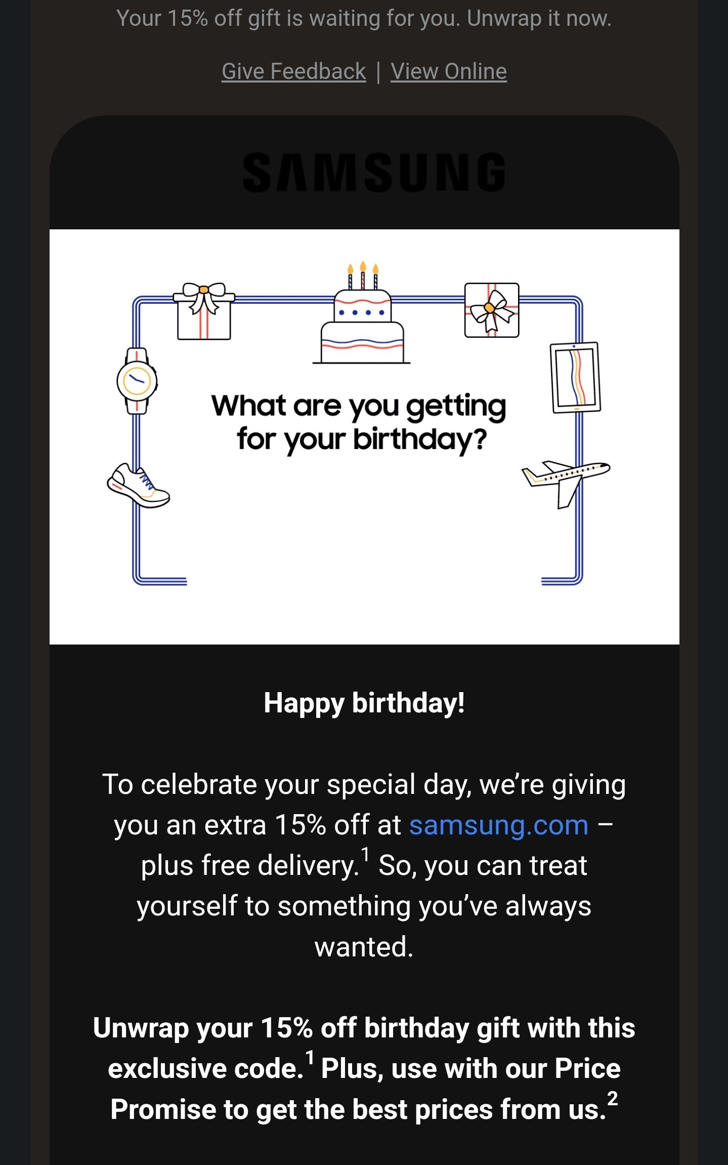 Samsung Birthday Codes USA vrs UK - Samsung Community