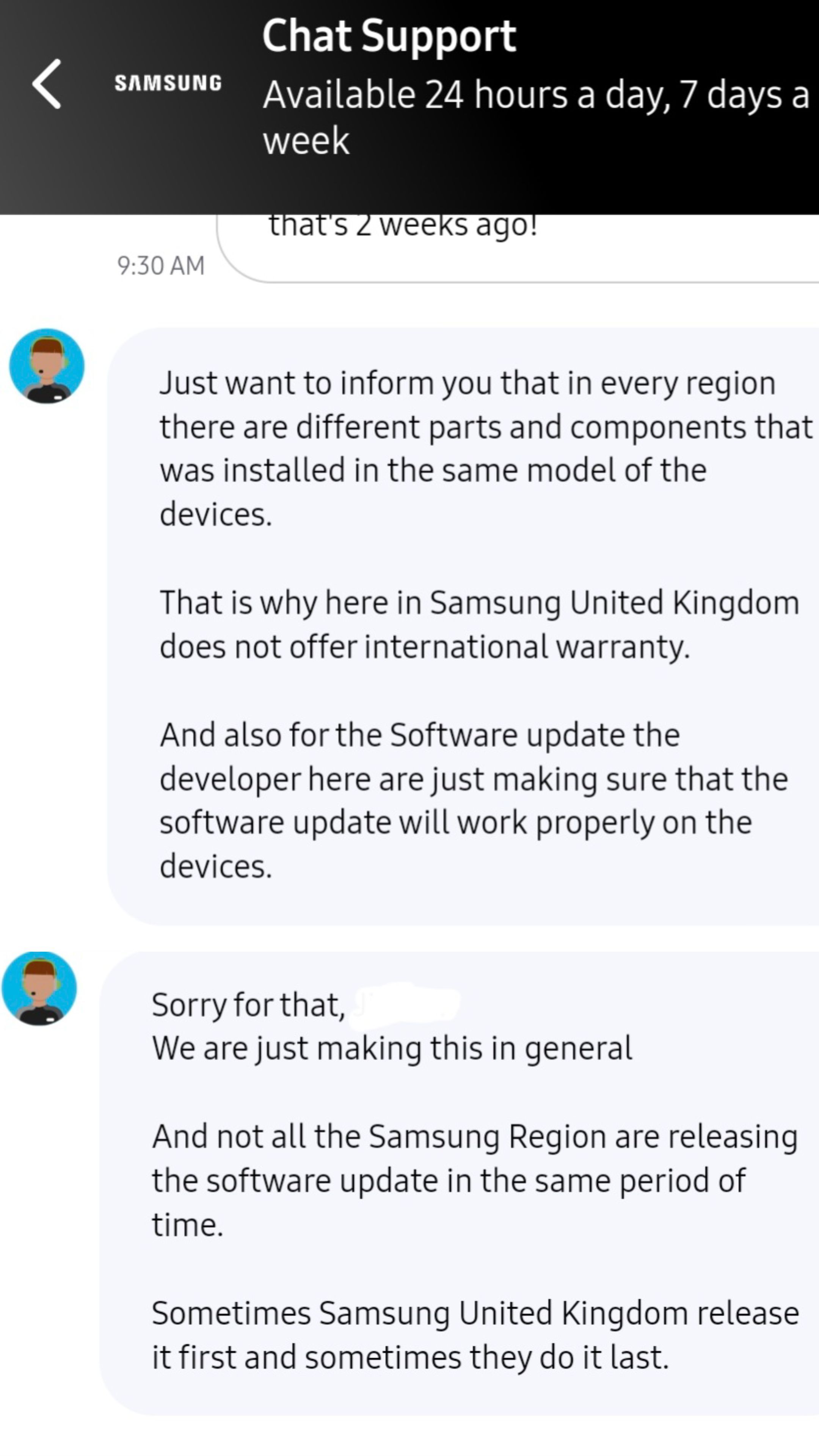 I have still not received August 2023 update on my Samsung galaxy s23 ...