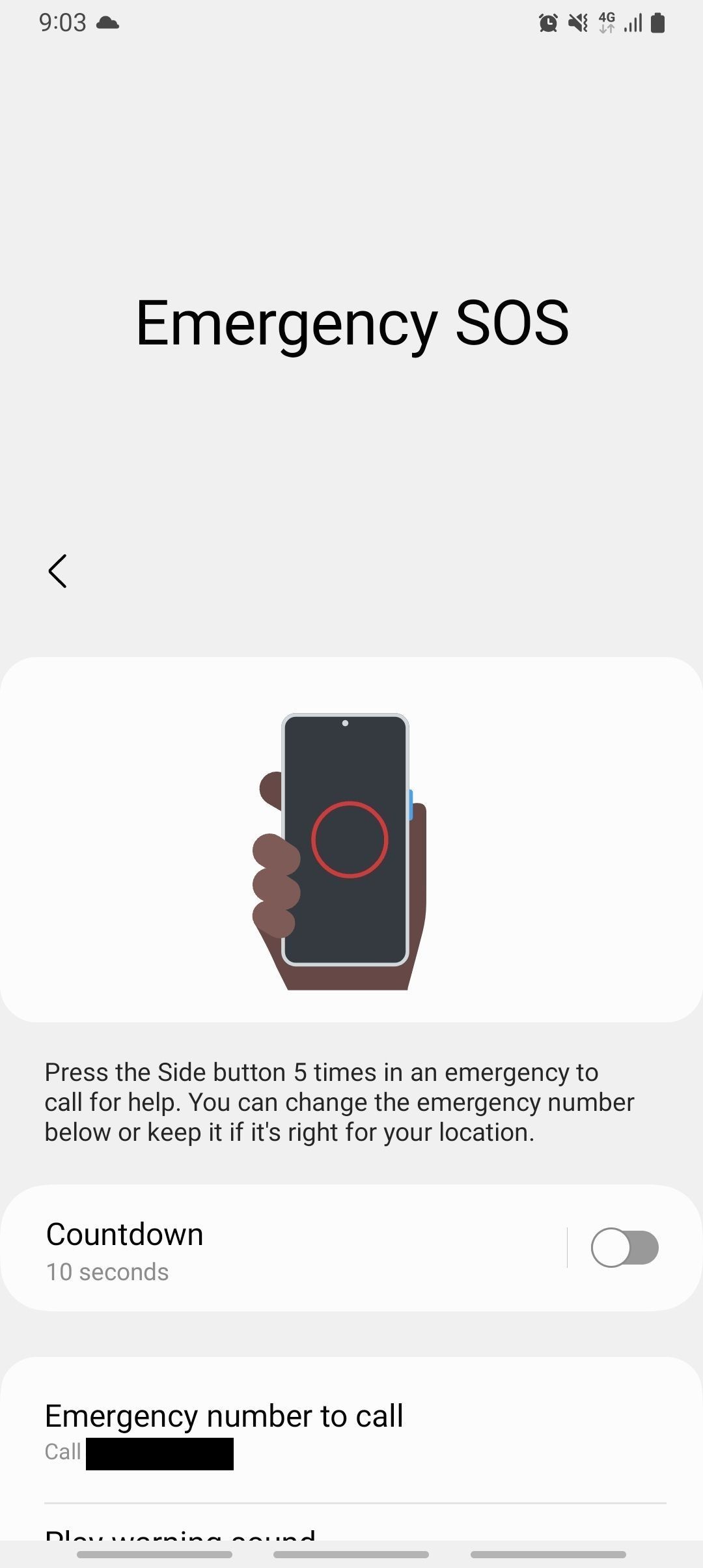 Need to disable emergency sos - Samsung Community