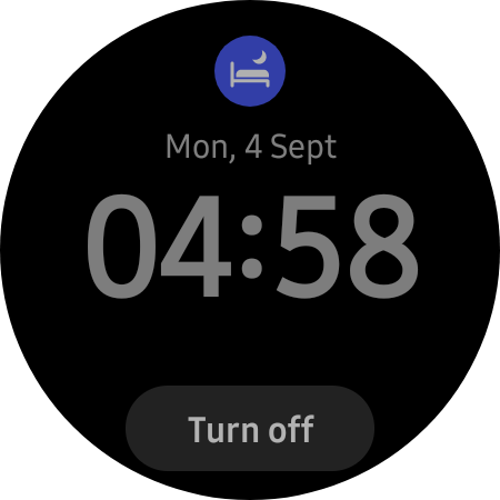 OneUI 5 Watch Sleep Mode - clock shows as 12 hour with no AM/PM ...