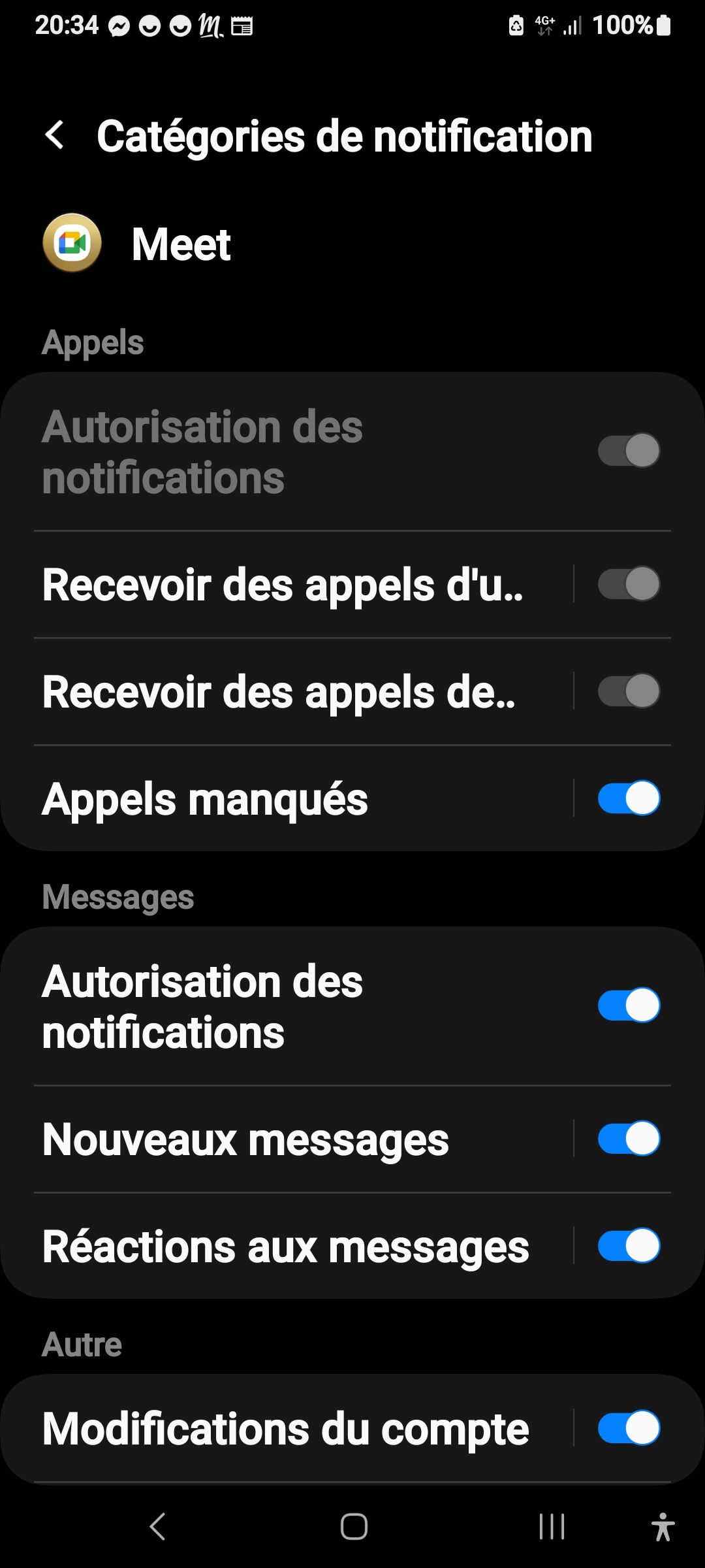 Résolu : Ne recois plus les notifications d'appels sur Google Meet ...