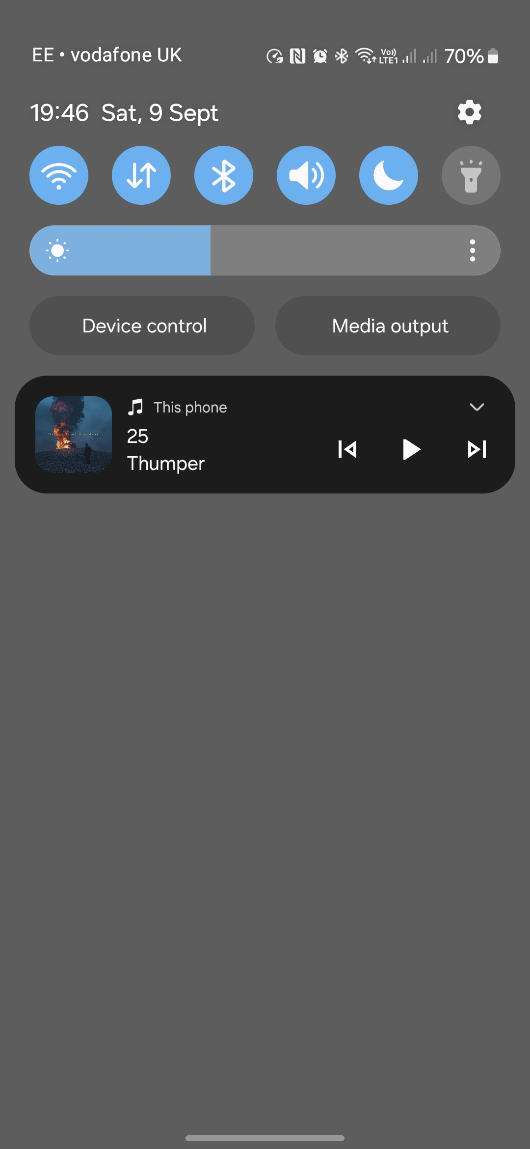 Control panel background option - Samsung Community