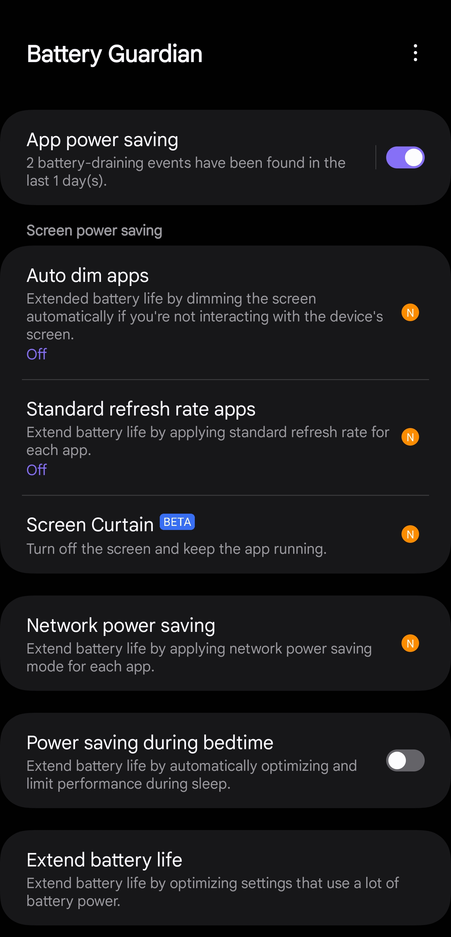 Battery Guardian neue Funktionen - Samsung Community