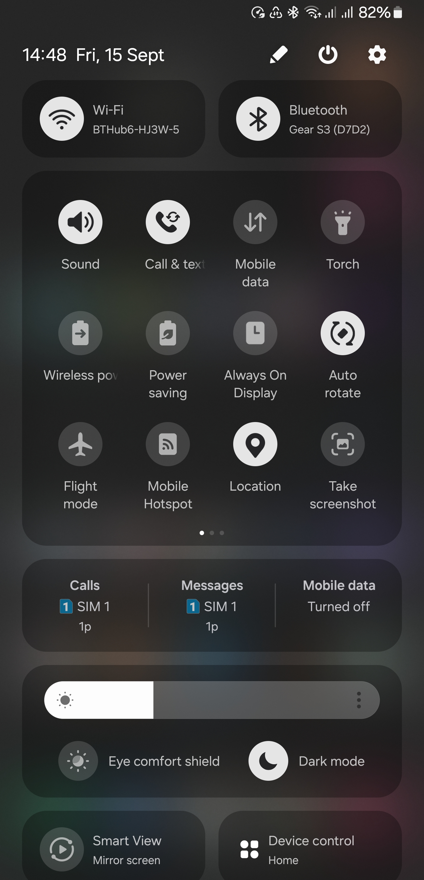 Quick panel greyscale - Samsung Community