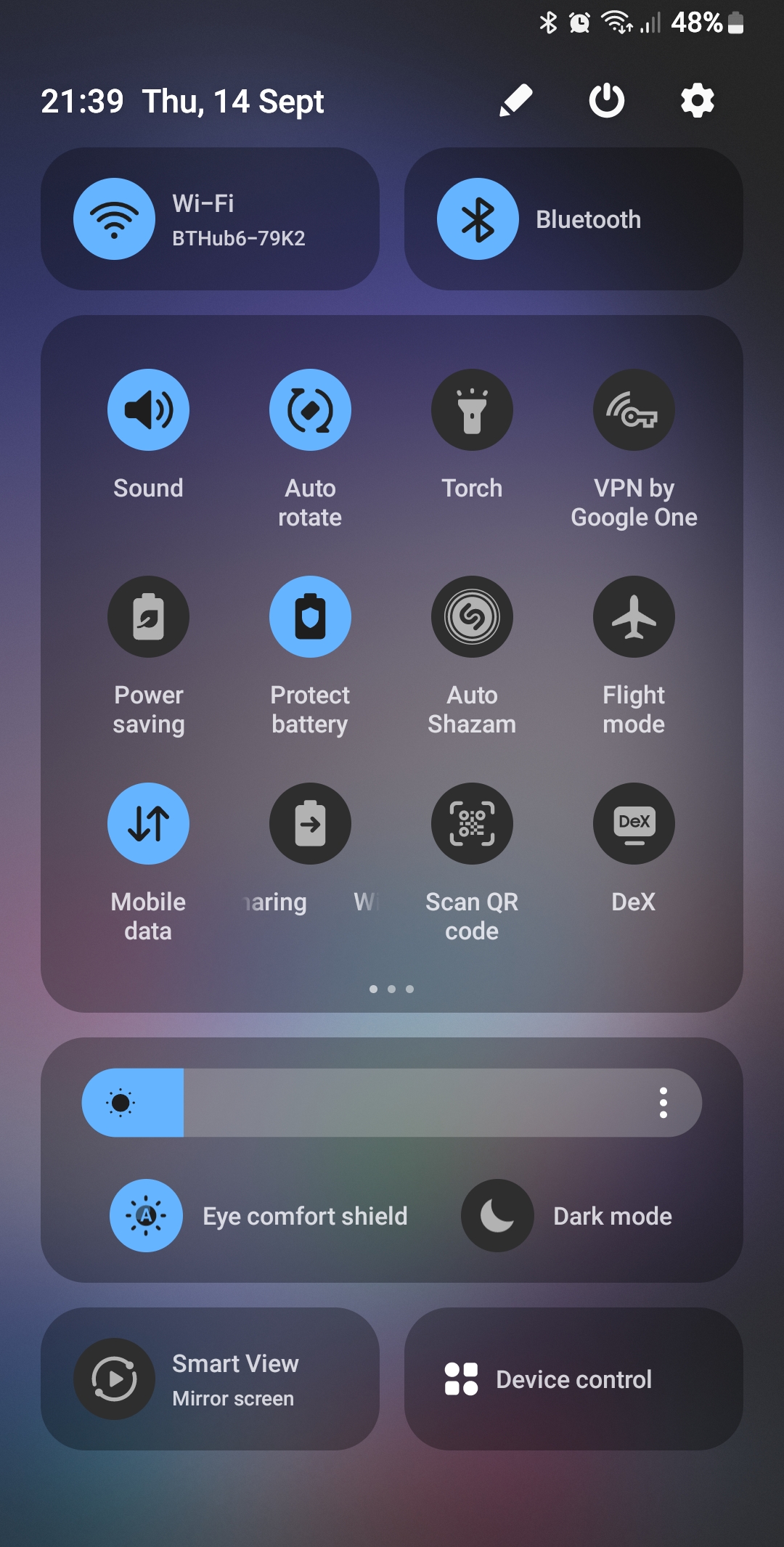 Quick panel greyscale - Samsung Community