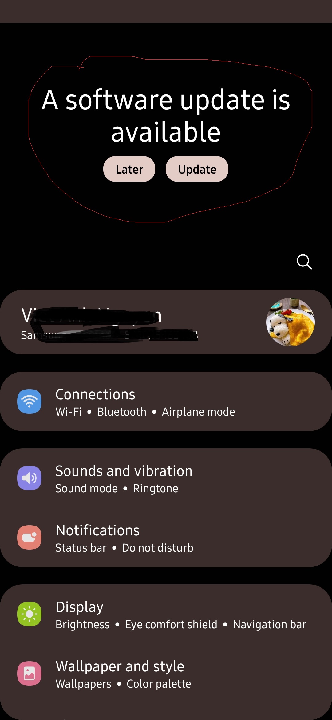 Remove New Software Update Notification - Samsung Community