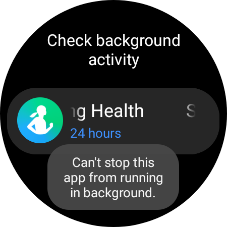 Background activity - Samsung Community