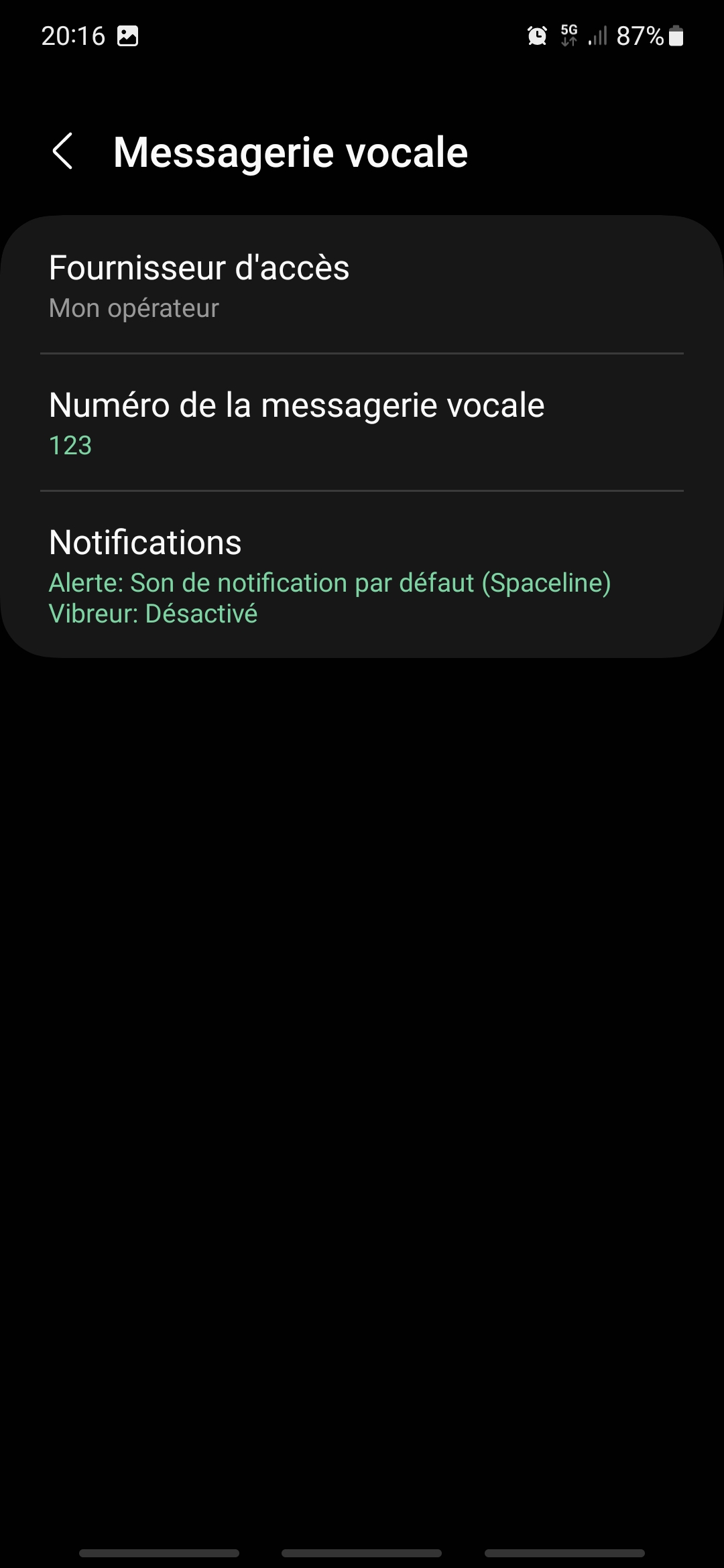 Résolu : Problème notifications messages vocaux - Samsung Community