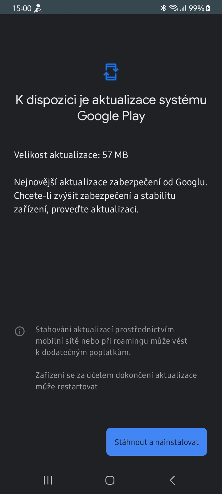 Nová aktualizace systému Google Play se nedokáže nainstalovat - Samsung Community