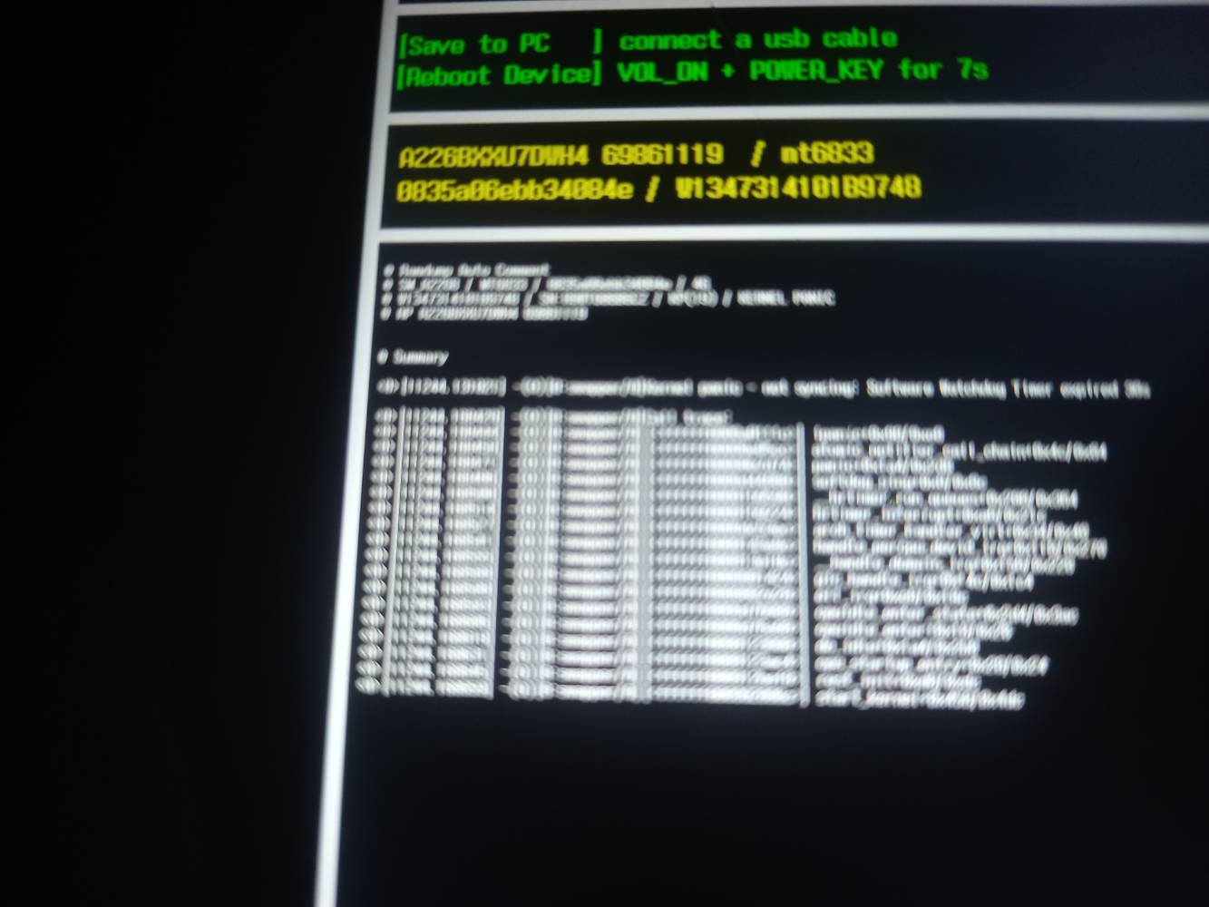 Rezolvat: Kernel panic! Upload mode - Samsung Community