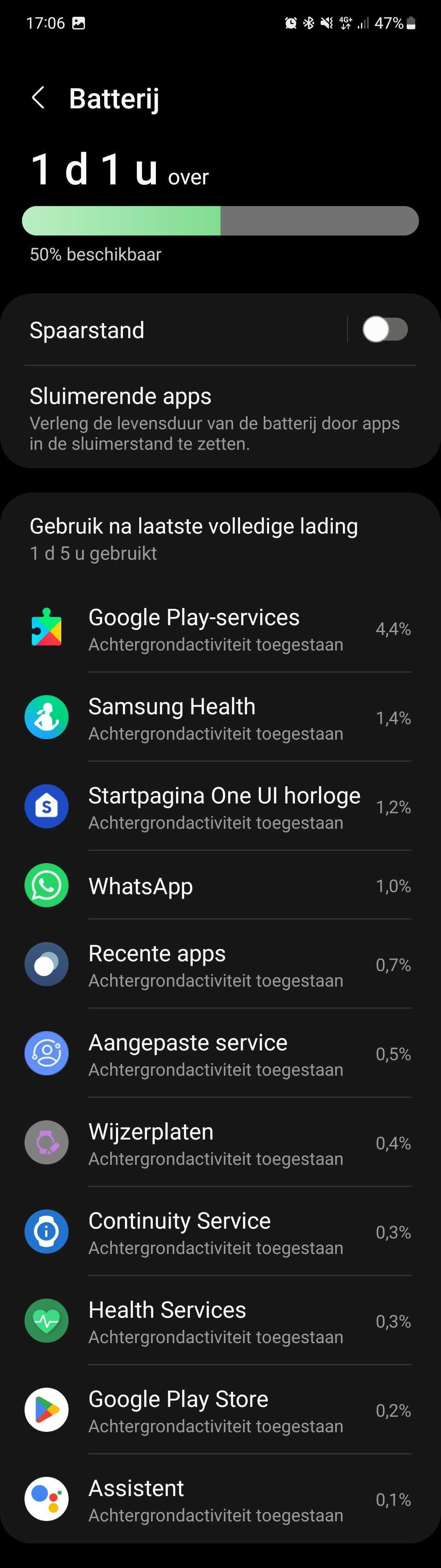 Samsung Watch 6 Classic batterij snel op! - Samsung Community