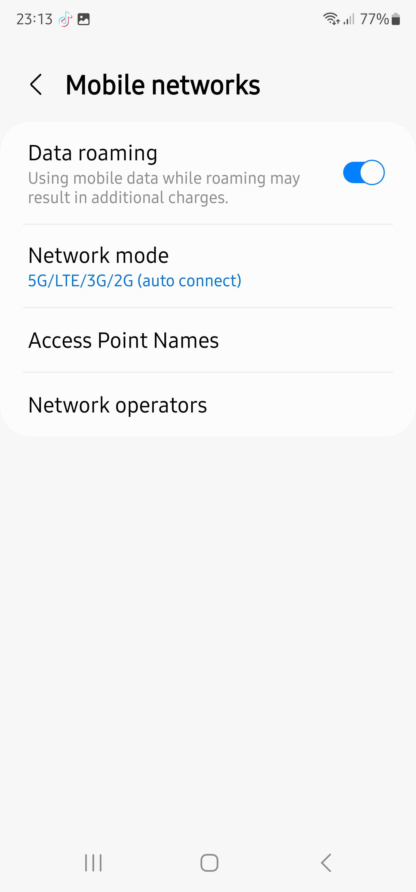 No volte option - Samsung Community