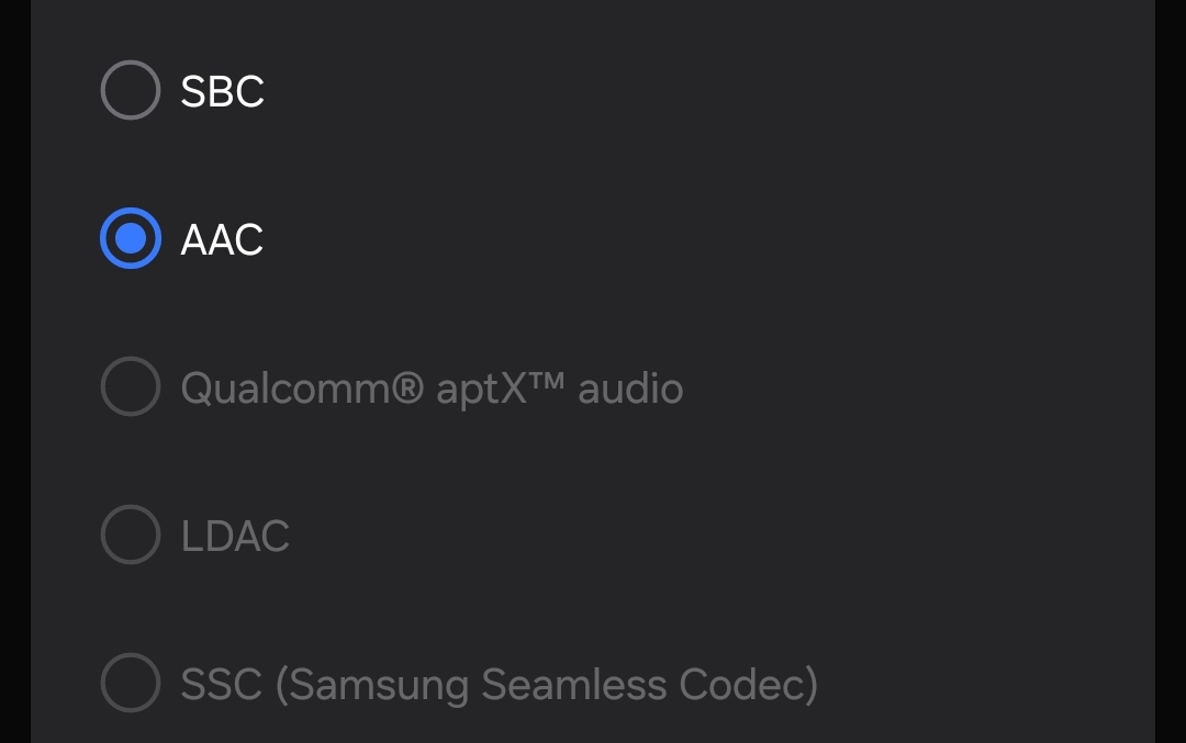 S23 OneUI6 stable - keine LC3/Opus Bluetooth Codecs - Samsung Community
