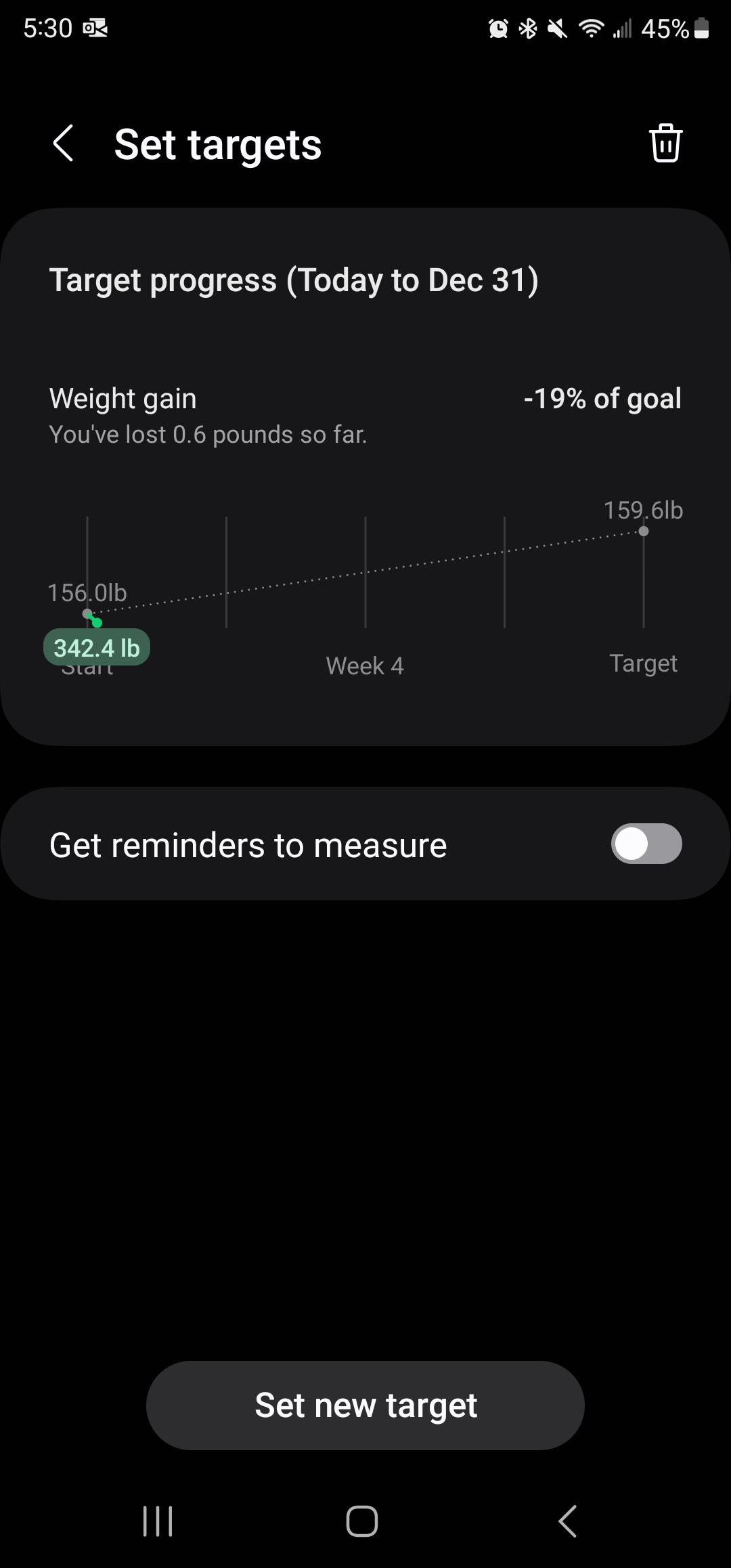 Solved: Samsung Health chart y-axis data range - Samsung Community