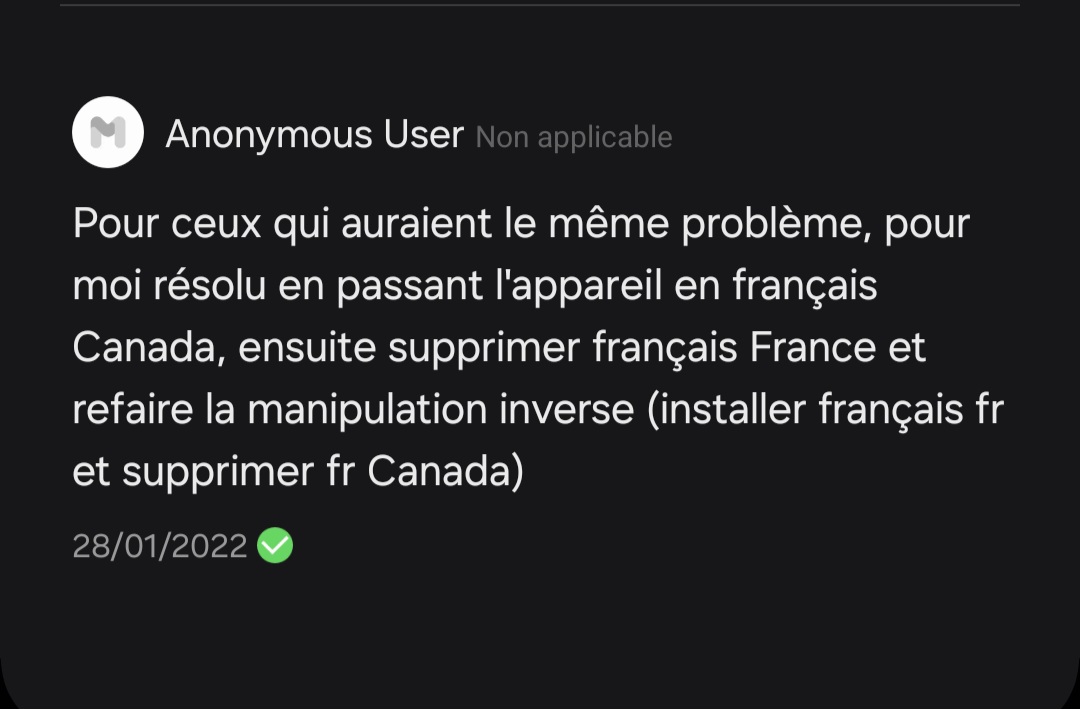 Problème suite MAJ one ui 6 anglais s23 ultra - Page 2 - Samsung Community
