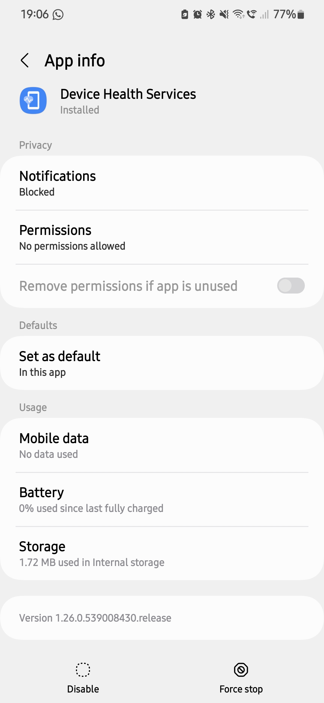 Device health services - Samsung Community