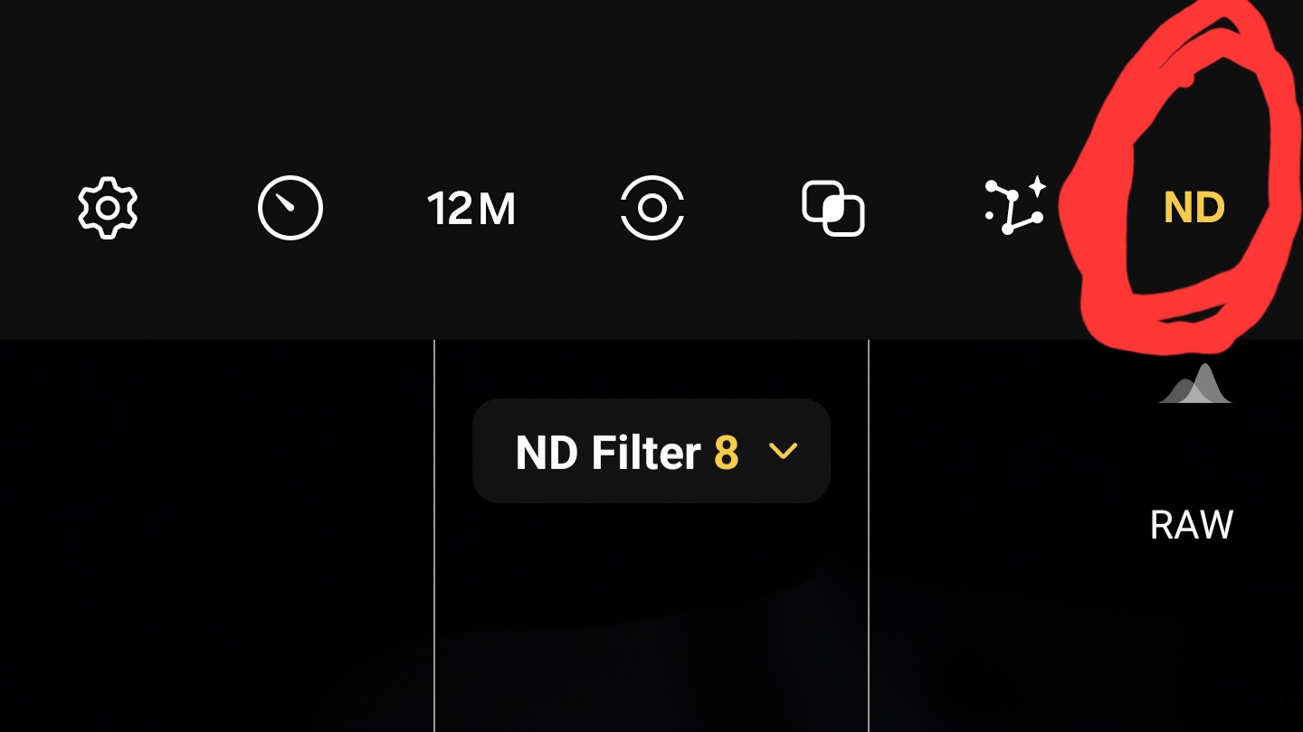 Expert RAW ND Filter New Feature - Samsung Community