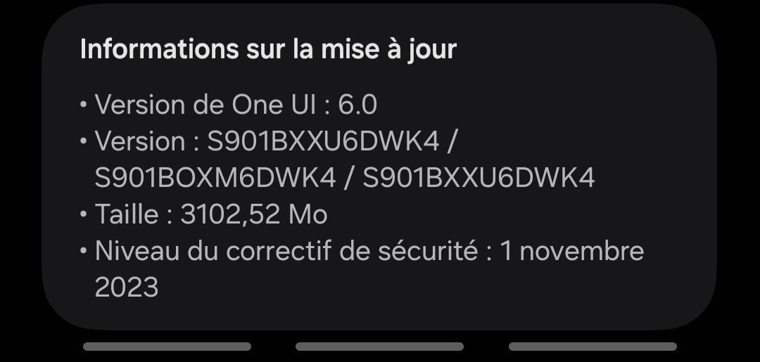 Pb Réseau mobile s22 - Samsung Community