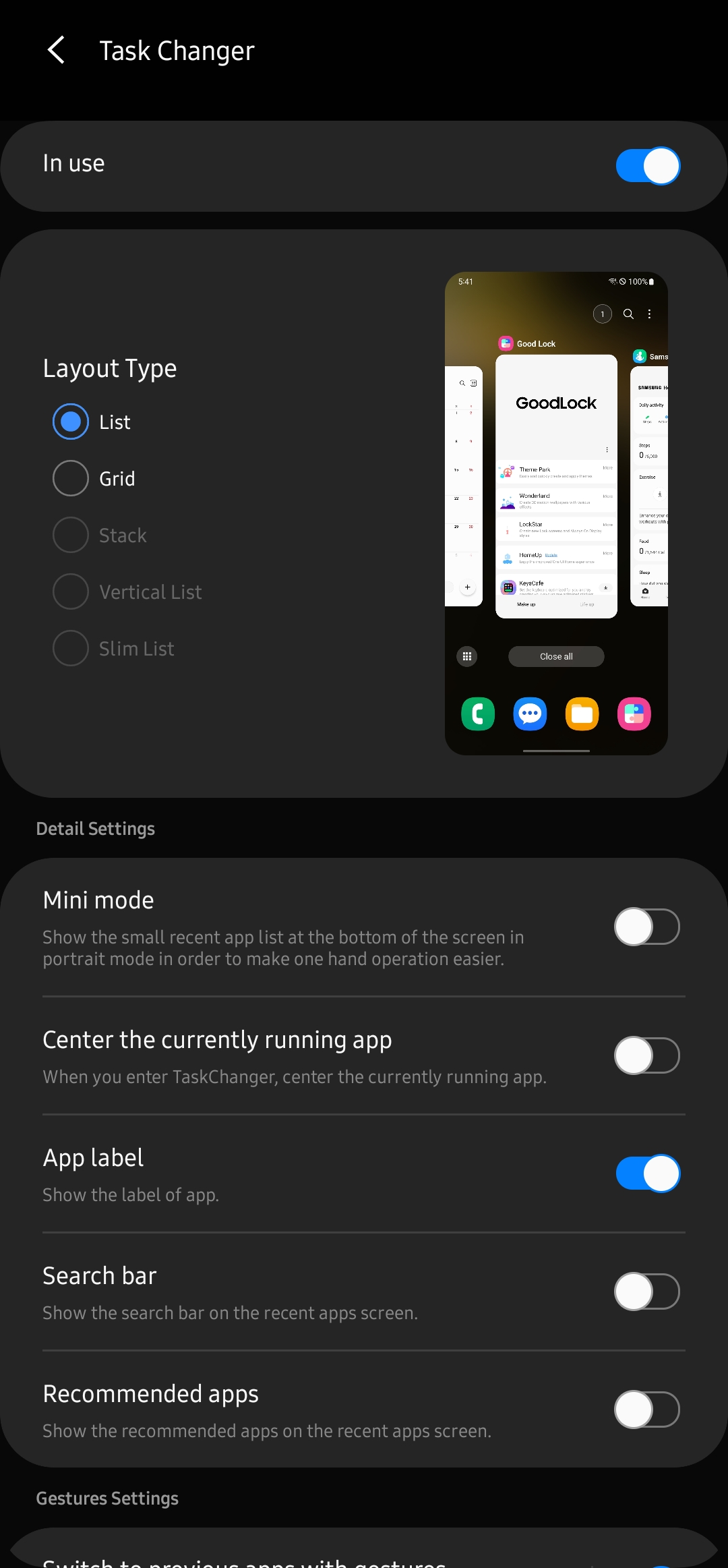GoodLock / Home Up / Task Changer ... is now complete - Samsung Community