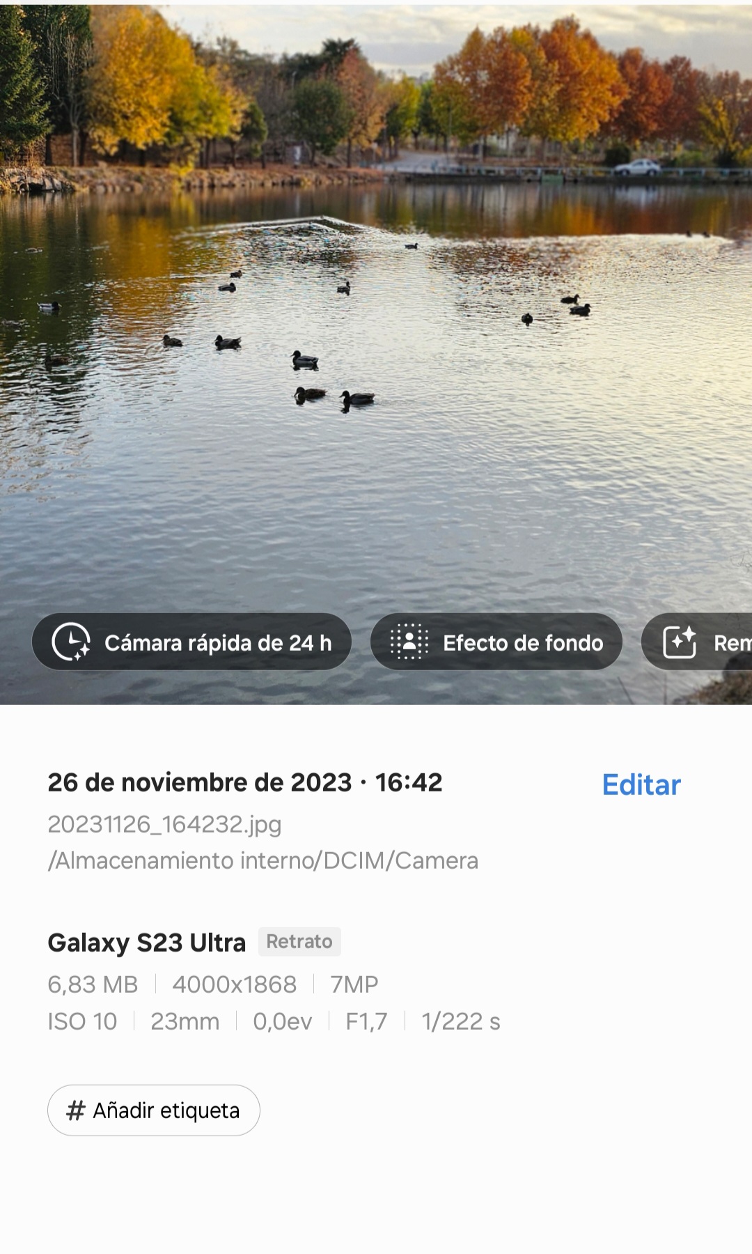 Funciones Fotografia - Modo retratos, remasterizar, etc. - Samsung ...