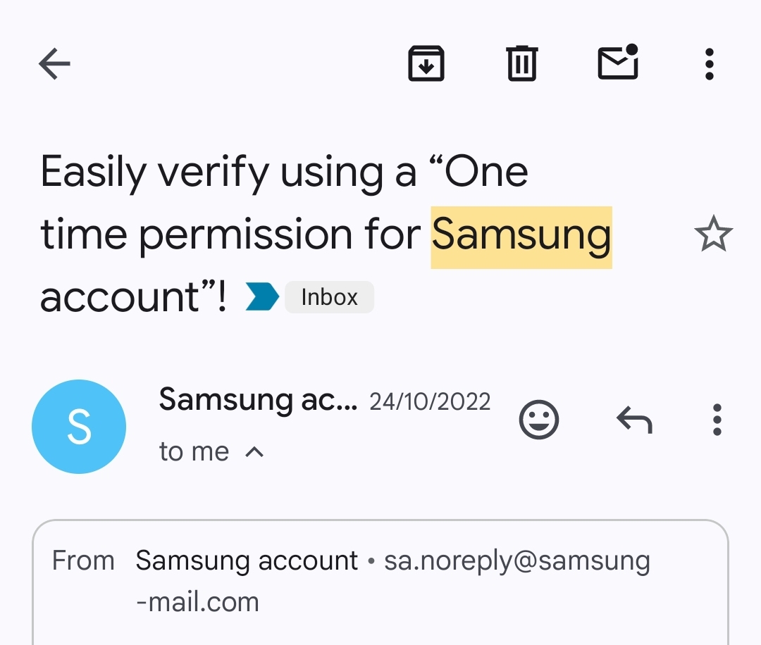 Solved: Concerned about email asking to reset samsung password ...