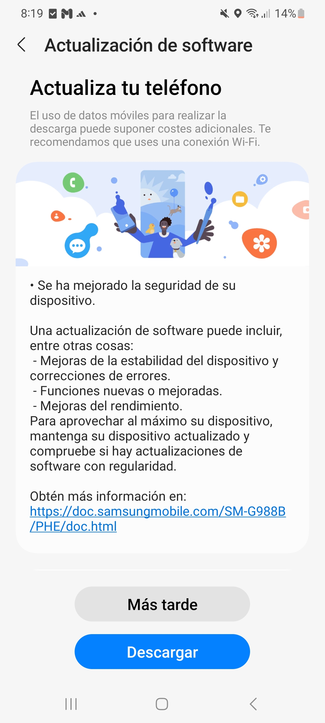 Parche de seguridad Diciembre S20 Ultra - Samsung Community