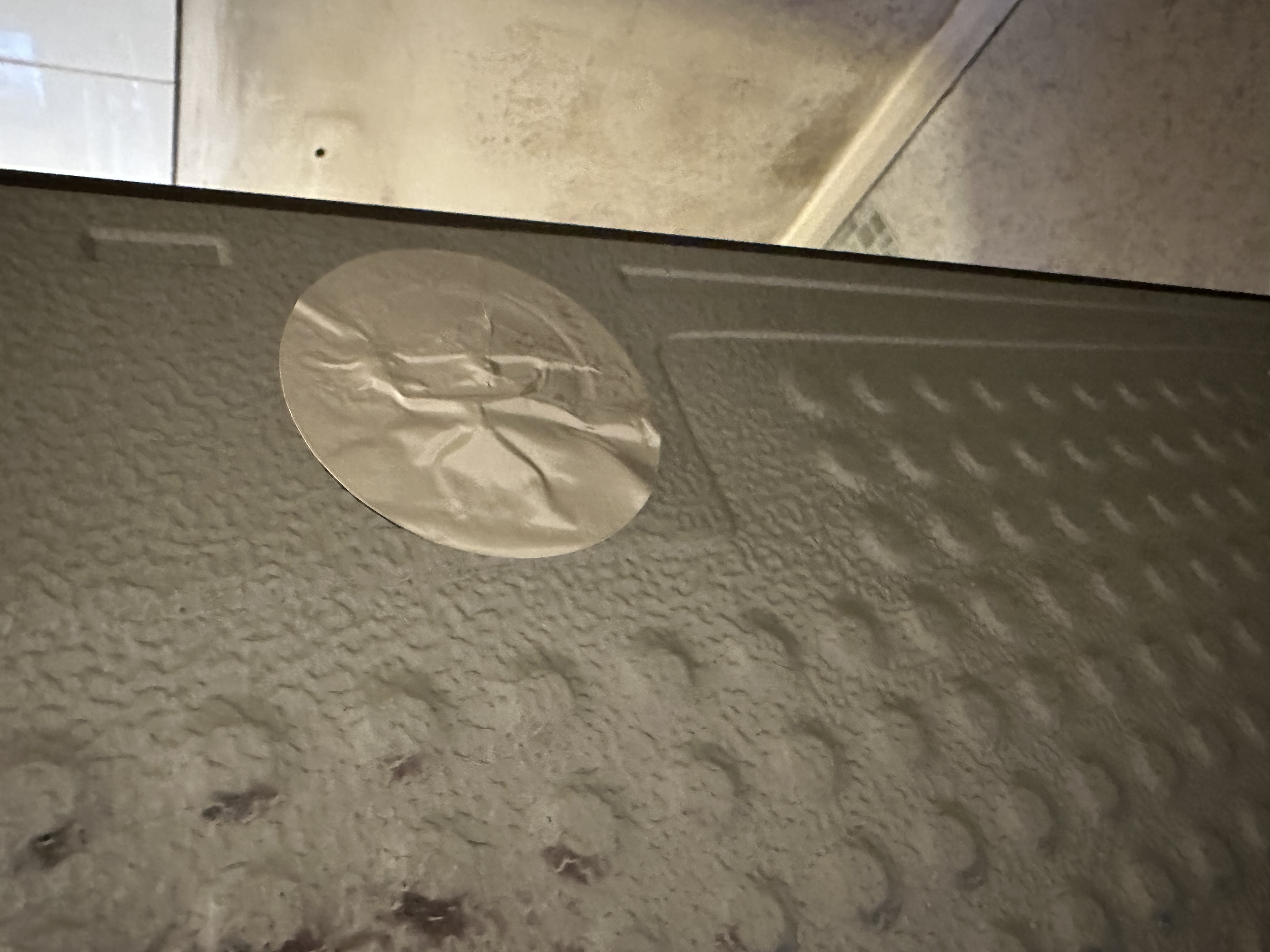 Solved: Silver/Grey Round Stickers Back of New Fridge Freezer - Samsung ...