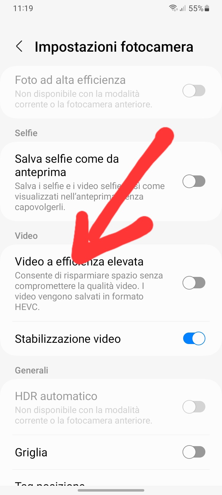 Impossibile leggere su PC video (mp4) generati dal Samsung Galaxy A52s ...