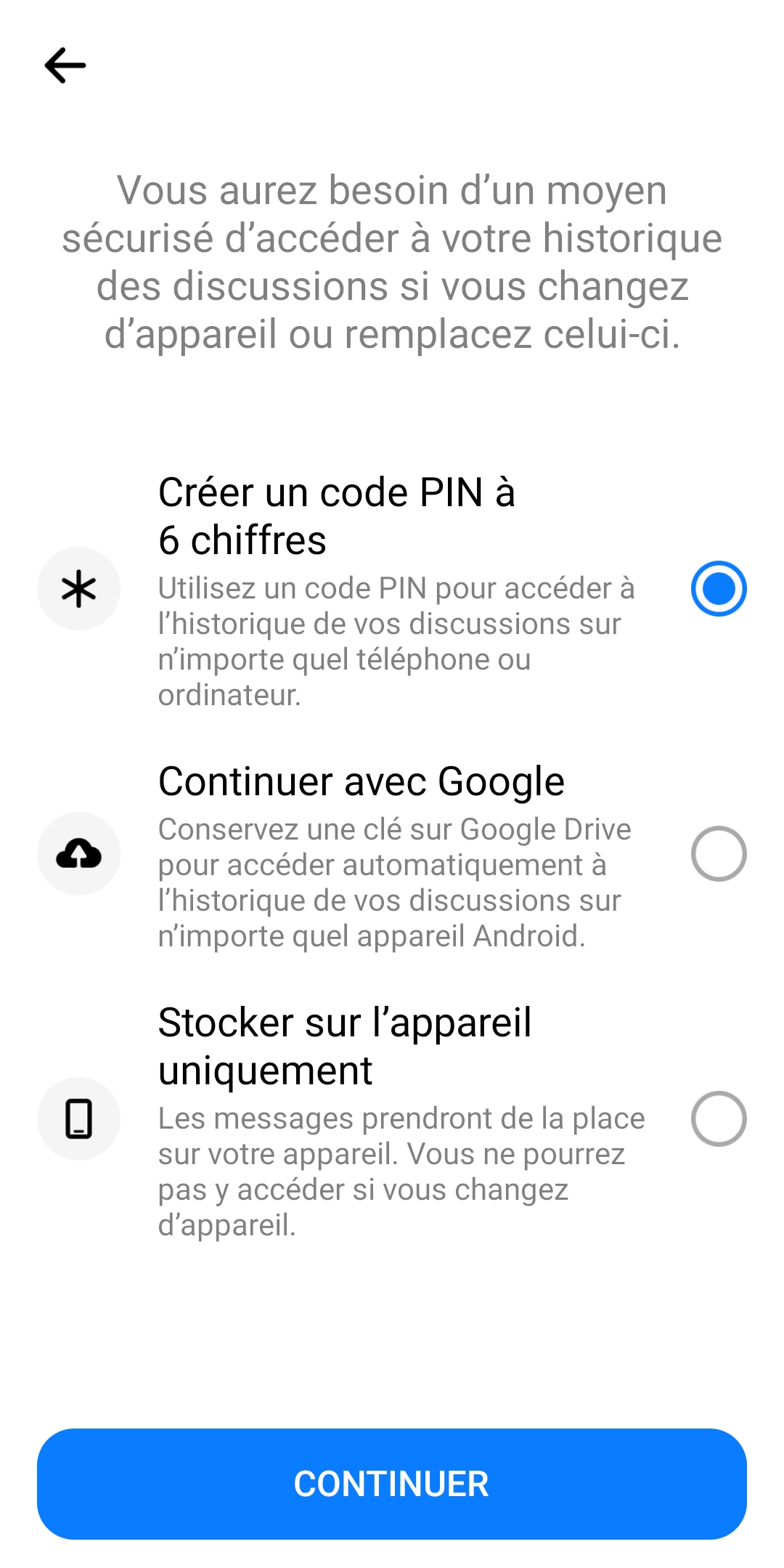 Nouveau Code pin pour messenger - Samsung Community