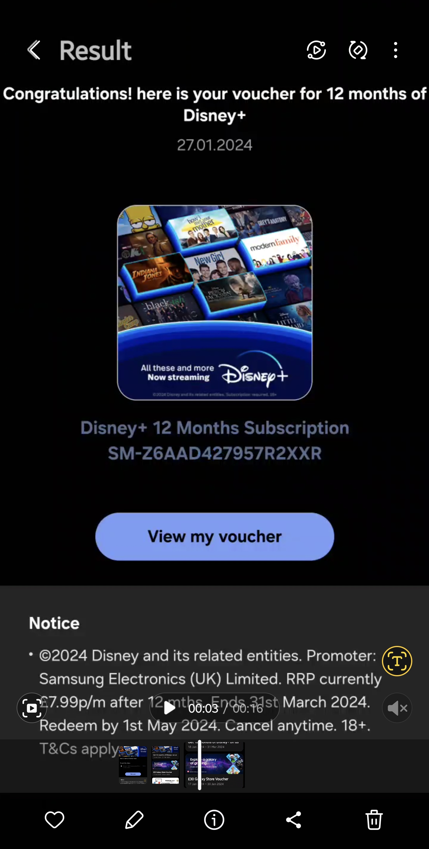 Disney+ sub help pls - Samsung Community