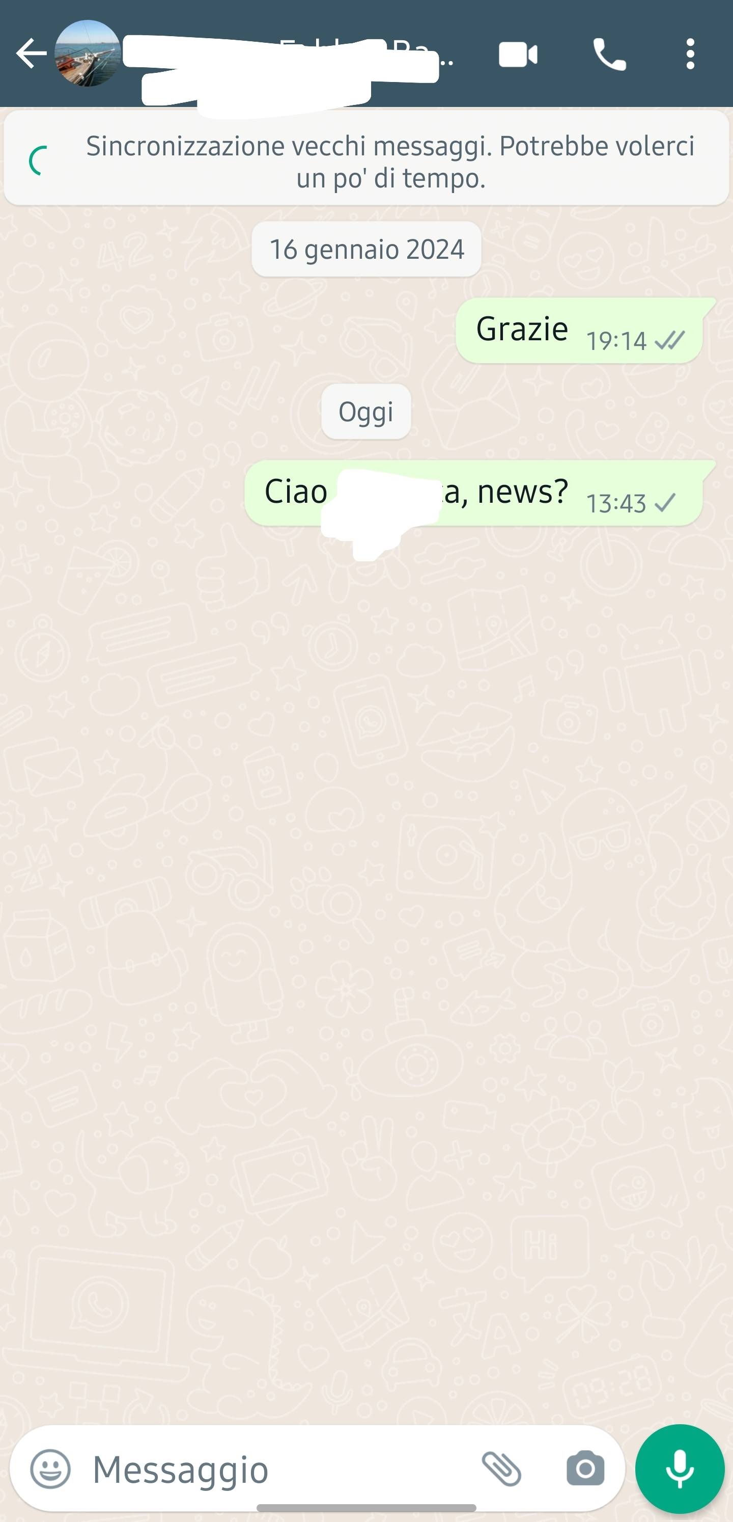 Problemi whatsapp client s23 ultra - Samsung Community