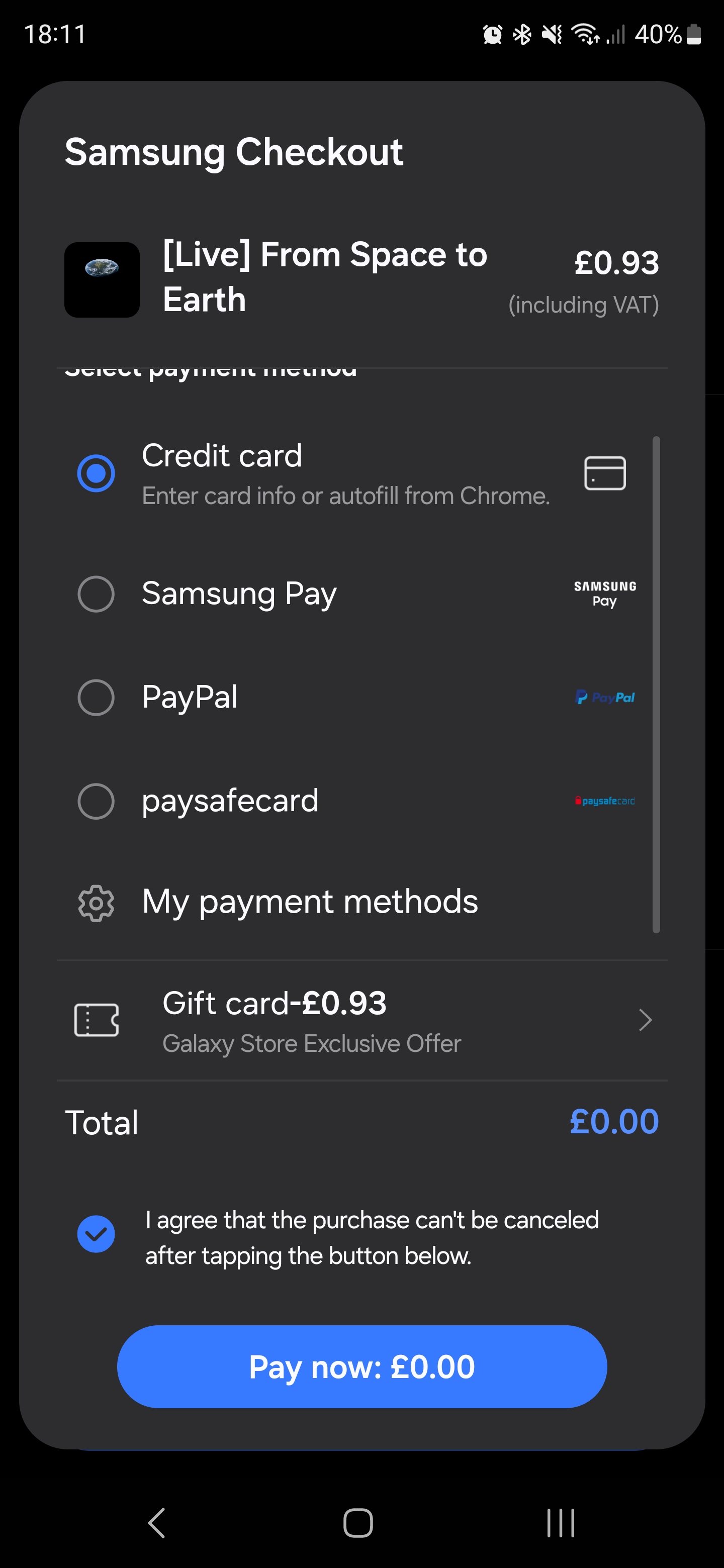 Samsung Store Credit - Samsung Community