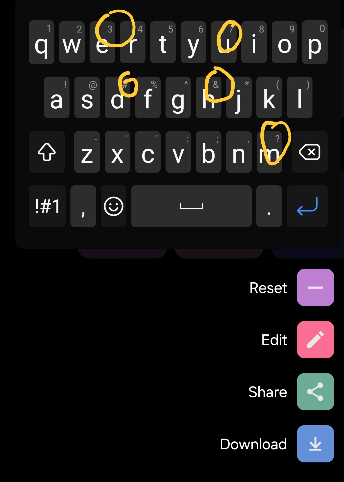 Solved: Keyboard numbers on top side - Samsung Community