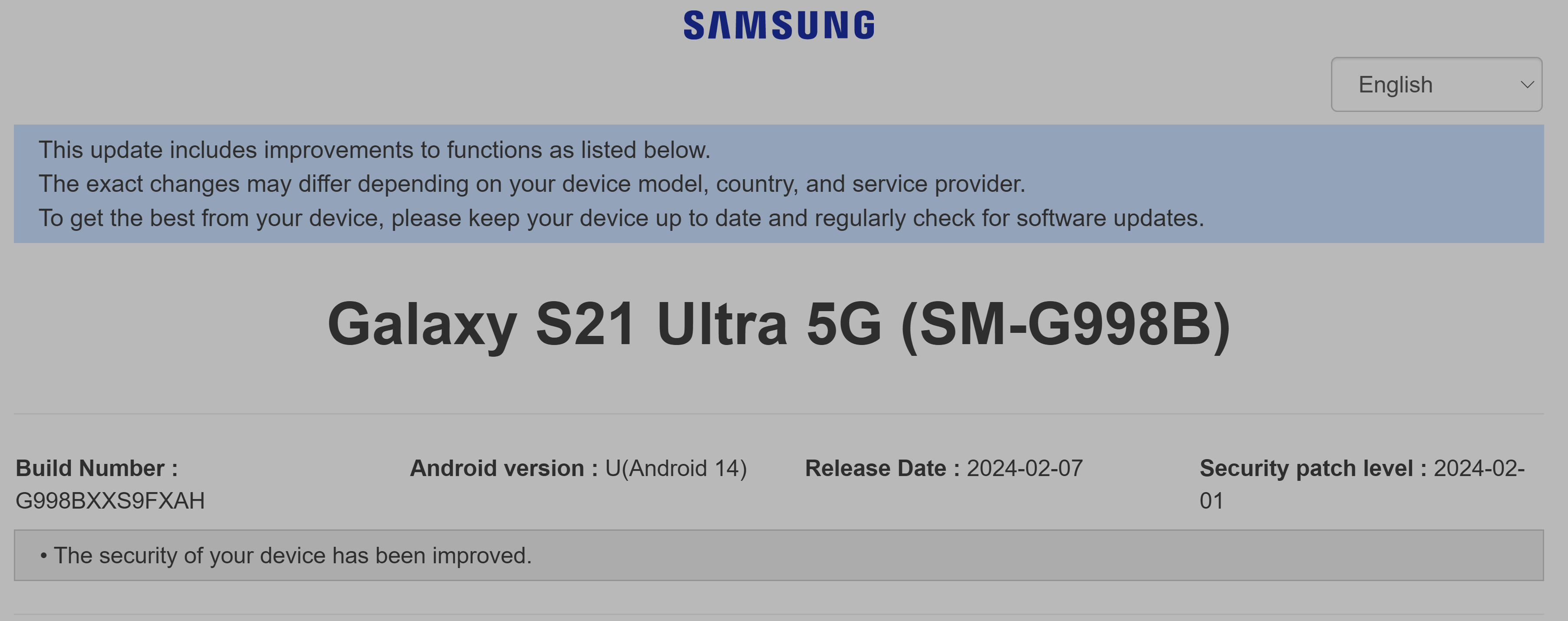 FEBRUARY update - Samsung Community
