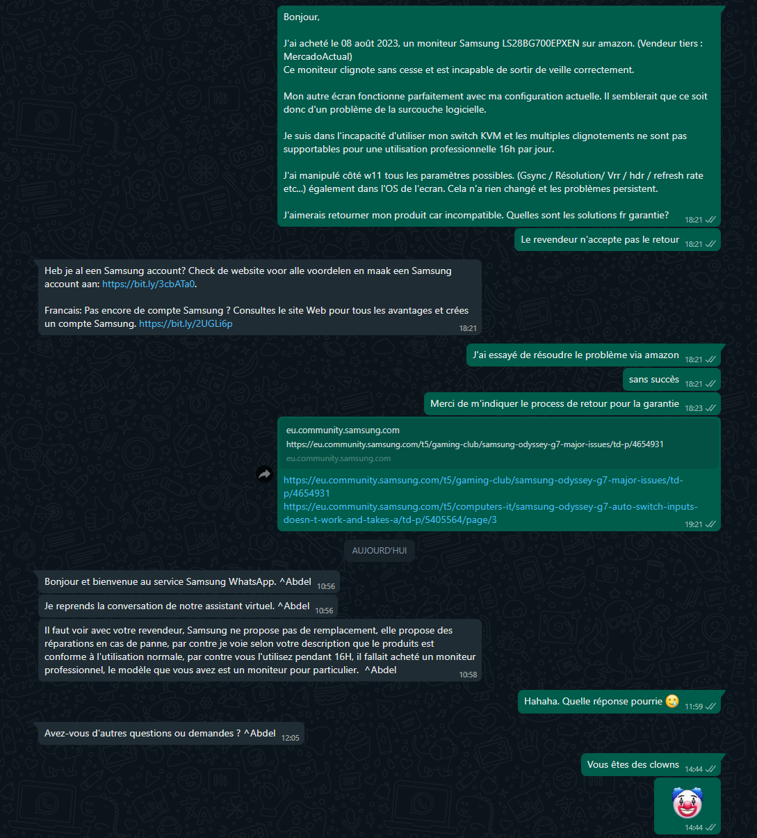 Samsung Odyssey G7 auto switch inputs doesn't work and takes a long ...