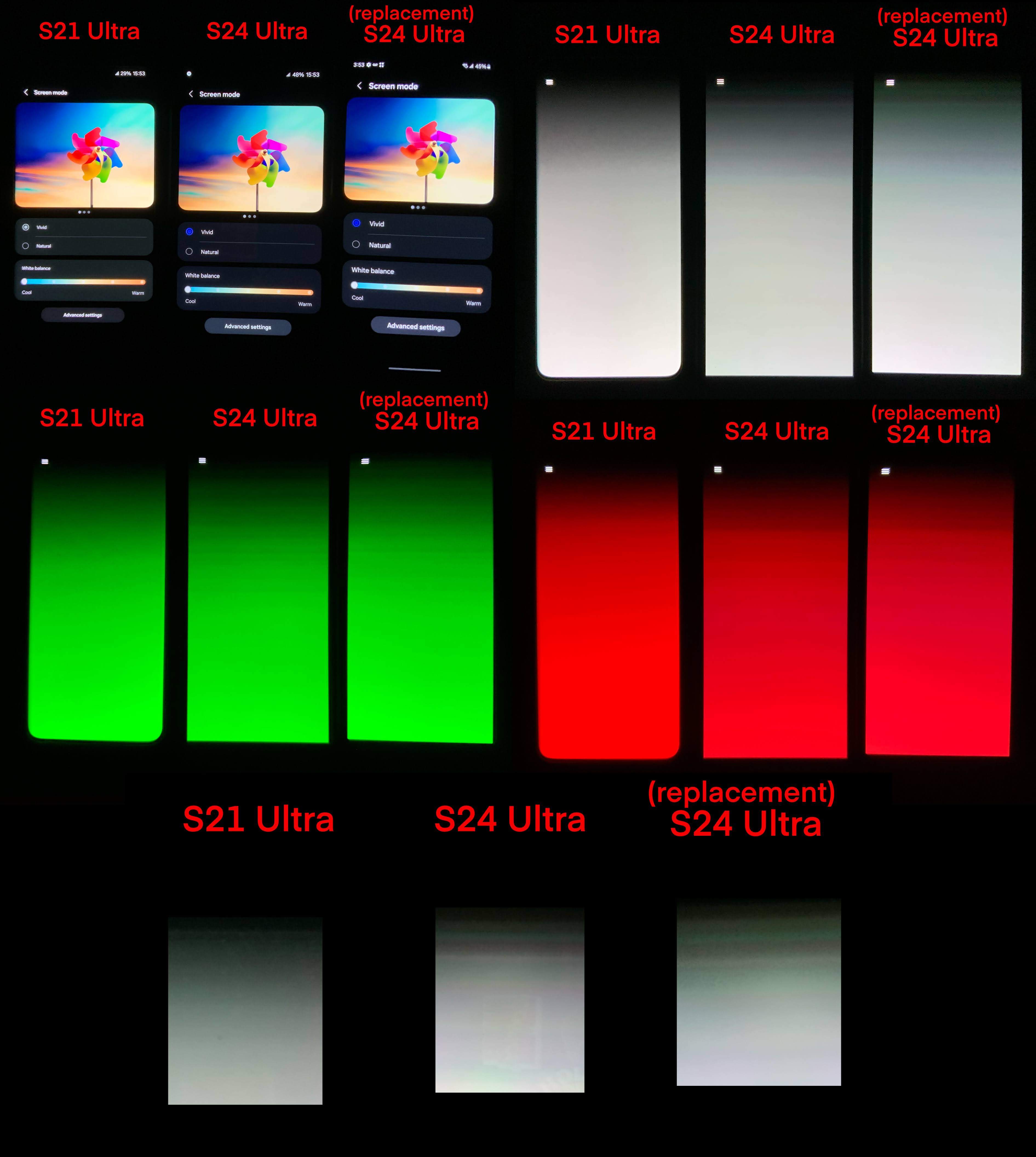 Screen grain issue, software or hardware? - Samsung Community