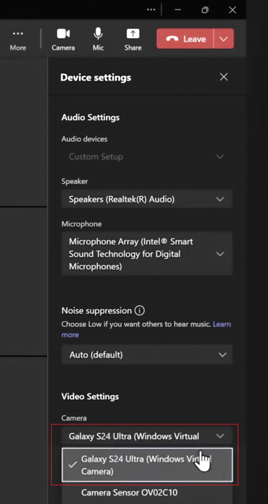 S24 Serie als WebCam für Galaxy Book nutzen - Samsung Community