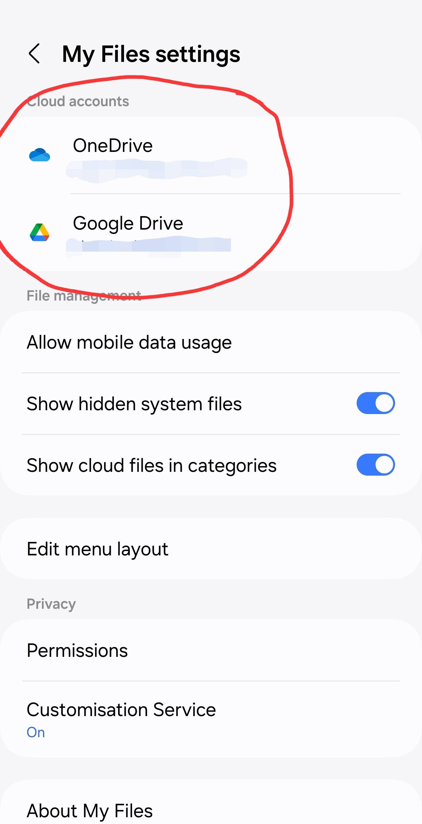 Storage OneDrive Error - Samsung Community