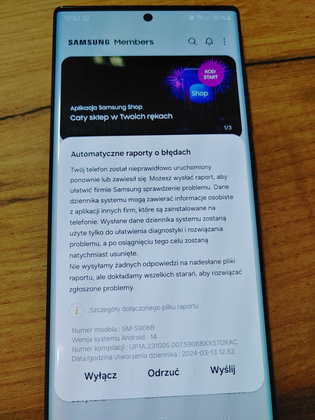 Keeps crashing and restarting - Samsung Community