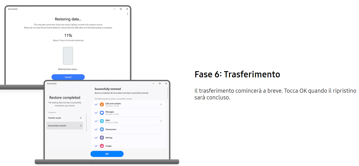 Come utilizzare smart switch da PC su nuovo S24? - Samsung Community