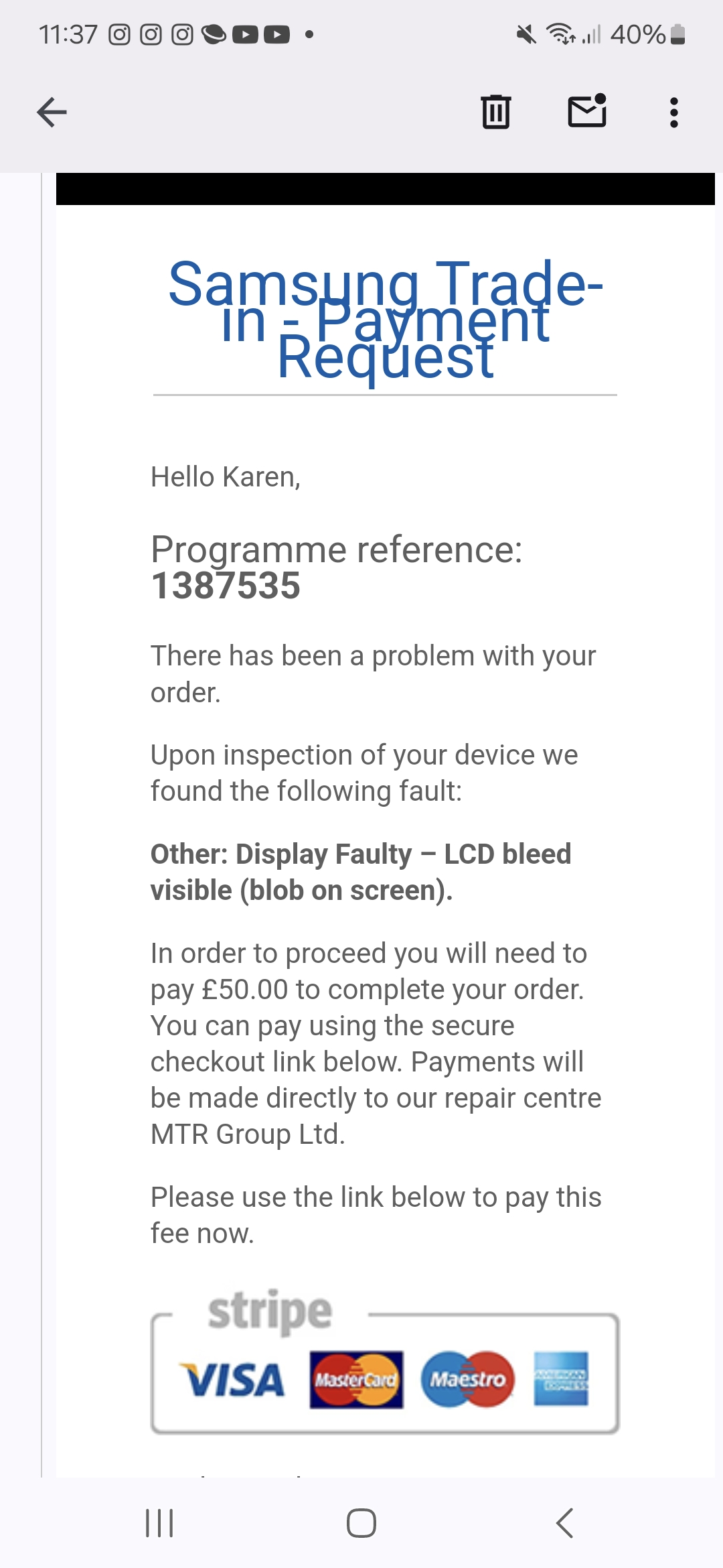 Warning for trade ins - Samsung Community