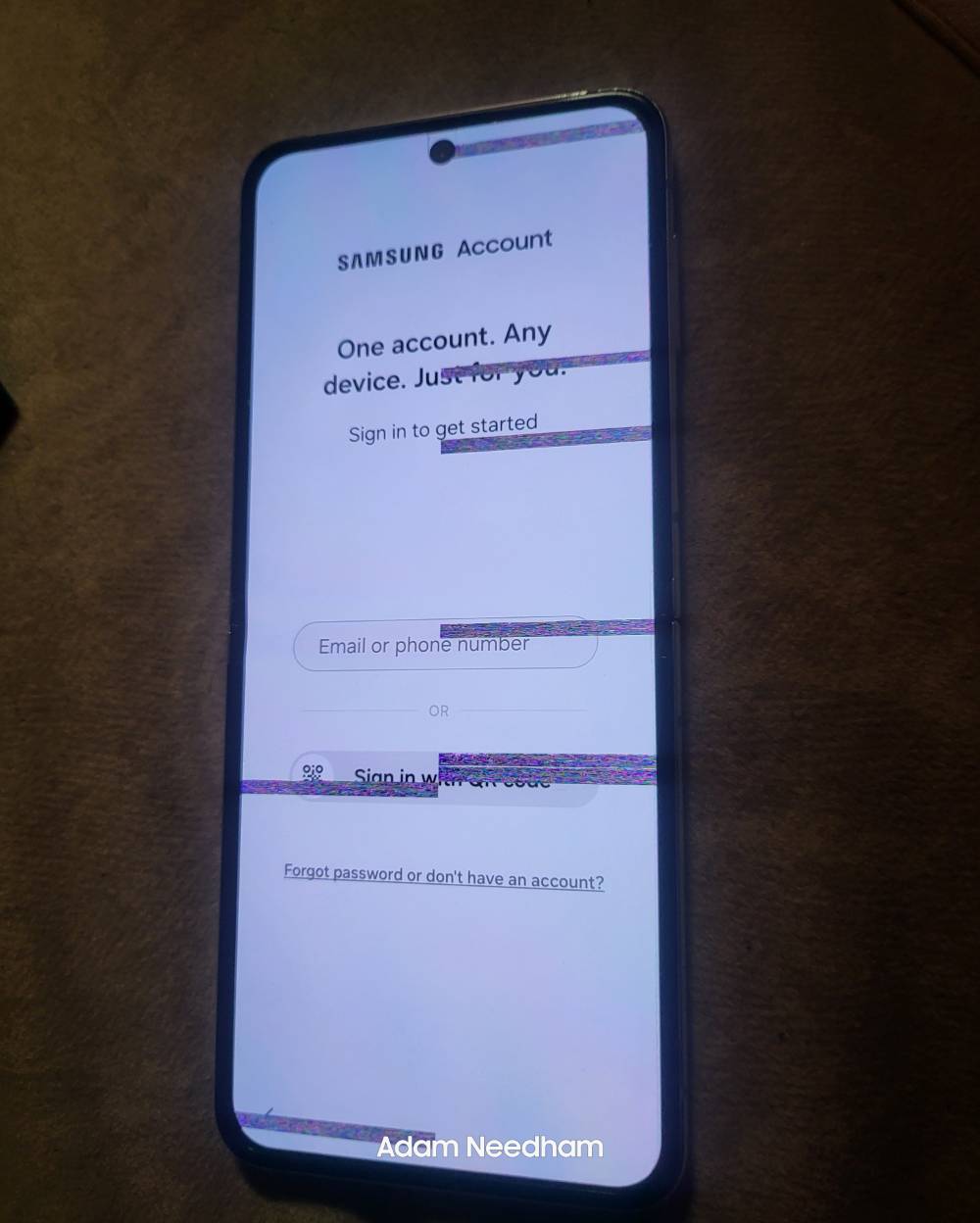 Flip5 screen problem after update - Samsung Community
