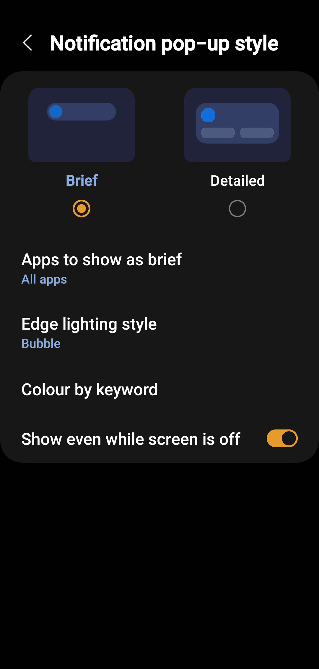 No notifications when screen is off - Samsung Community